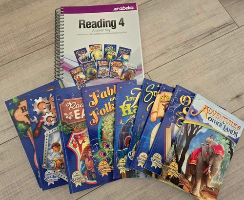 abeka 4th grade reading answer key and 9 reader books | eBay