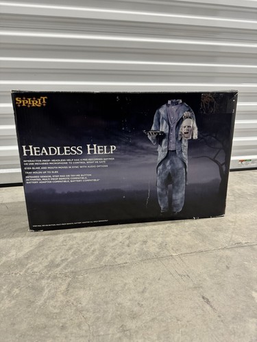 Headless Help 2019 Spirit Halloween Animatronic Prop | eBay