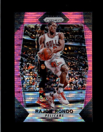 RAJON RONDO 2017/18 PANINI PRIZM #124 PINK PULSAR PRIZMS PARALLEL #30/ ...