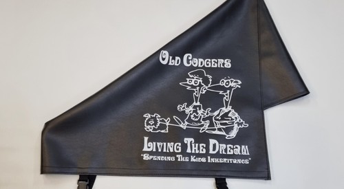 New Black Old Codgers Hitch Cover | eBay UK