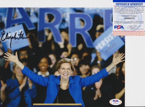 Elizabeth Warren For President 2020 Signed Autograph 8x10 Photo PSA/DNA ...