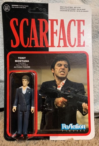 Funko ReAction Scarface Tony Montana 3" Action Figure New & Sealed ...
