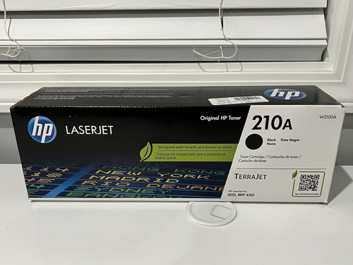 HP W2100A 210A Black Original LaserJet Toner Cartridge | eBay
