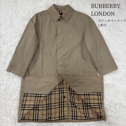 Rare Burberry London Nova Check Stainless Steel Collar Balma Carn Beige ...
