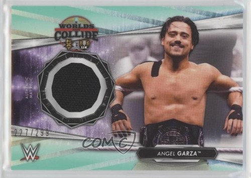 2021 Topps WWE Mat Relics NXT Worlds Collide Aqua /299 Angel Garza #MR ...