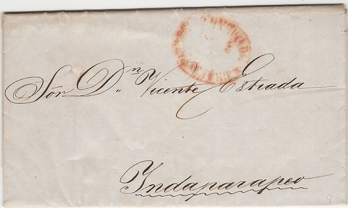 MEXICO 1853 PRE STAMP LETTER TO INDAPARAPEO MICHOACAN Y/B:M21 (D813) | eBay