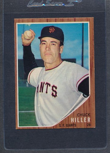 1962 Topps #188 Chuck Hiller Giants EX *3327 | eBay