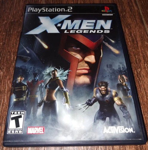 XMen Legends PlayStation 2 PS2 Black Label Video Game CIB Complete ...