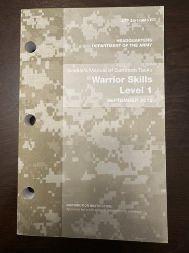 Soldiers Manual of Common Tasks September 2012 Warriors Skills Level 1 ...