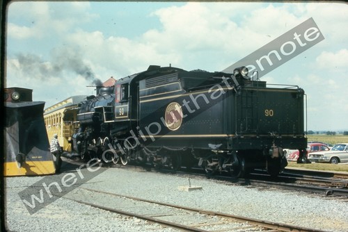 Original Slide Strasburg Railroad 90 BLW 2-10-0 Railroad Museum of PENN ...