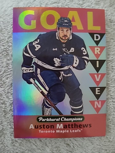 2023-24 Upper Deck Parkhurst Champions Goal Driven Auston Matthews #GD ...
