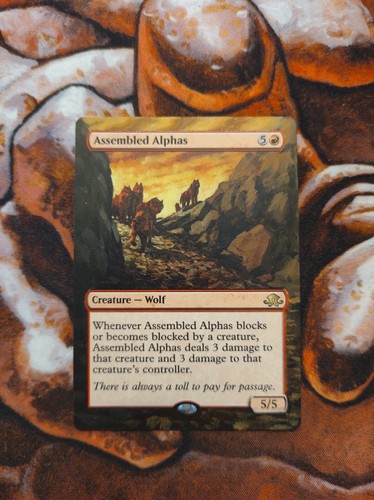 Magic the Gathering Assembled Alphas #1 Hand Painted Unique Custom MTG ...