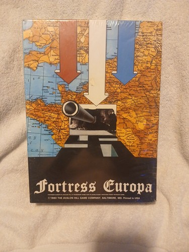 New Factory Sealed Fortress Europa War Board Game 1980 Avalon Hill See ...