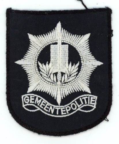 HOLLAND NETHERLANDS POLICE GEMEENTEPOLITIE NICE SHOULDER PATCH SHERIFF ...