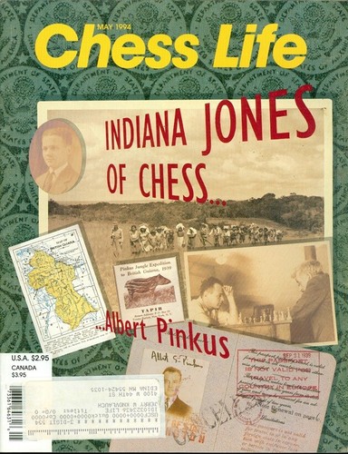 1994 Chess Life Magazine: Albert Pinkus - Indiana Jones of Chess | eBay