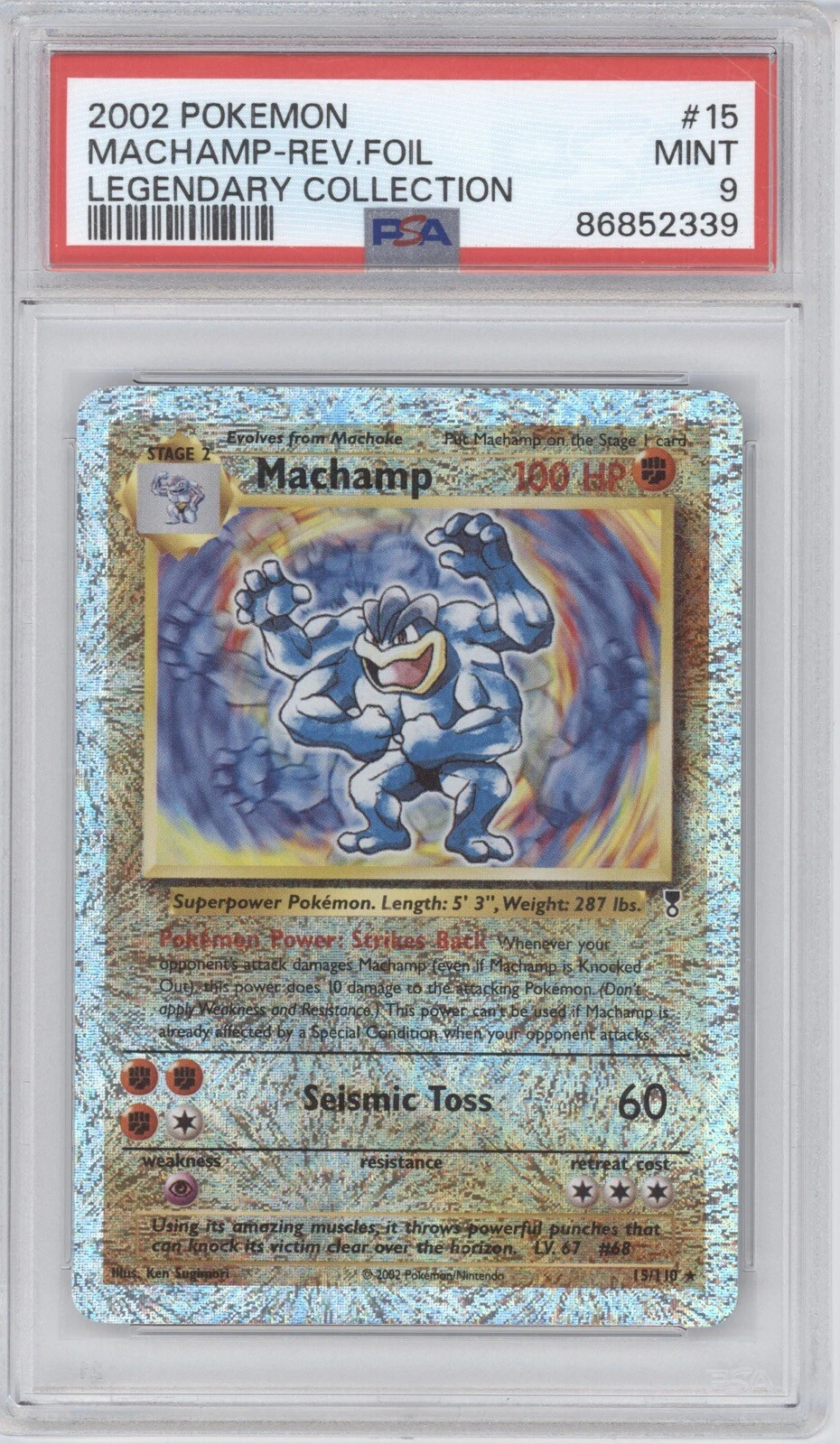 Machamp 2002 Legendary Collection #15 Reverse Holo Price Guide - Sports ...