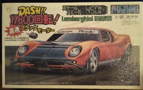 Fujimi 1/32 Lamborghini Miura With Battery Powered Motor Possible Slot ...