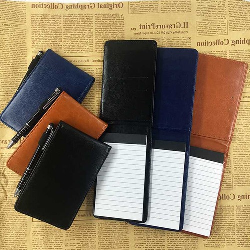 A7 Pocket Shopping Note Pad Handy Memo Leather Notebook Pad Book Ruled ...