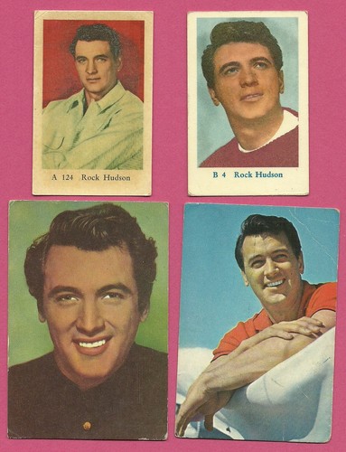 Rock Hudson Fab Card Collection American actor Leading Man Heartthrob N ...