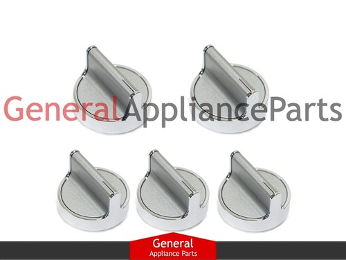 Stove Oven Burner Control Knob (5 Pack) Replaces Whirlpool # W10698166 ...