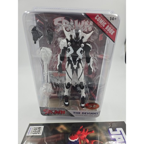 Spawn The Deviant Action Figure Platinum Edition Rat City #1 Comic Book ...