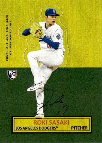 2025 Topps Archives Roki Sasaki RC Stand Up SP #64SU-2 | eBay