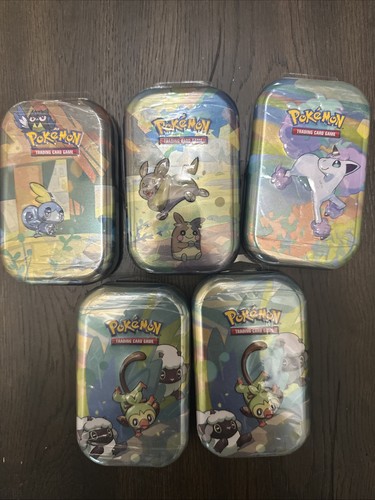 Pokemon Galar Pal Mini Tin Lot of 5 New Sealed C22 Evolving Skies | eBay