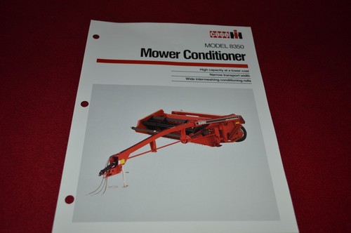 Case International 8350 Haybine Mower Conditioner Dealers Brochure ...