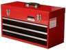 Hilka Tool Chest 3 drawer new red metal tools storage box add on ...