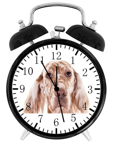 English Setter Dog Alarm Desk Clock Home or Office Decor F96 Nice Gift ...