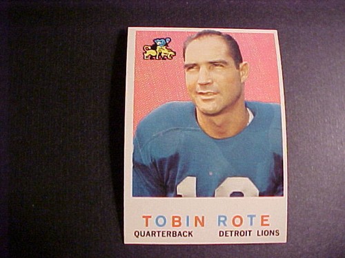 1959 TOPPS FOOTBALL #170 TOBIN ROTE NM-MT | eBay