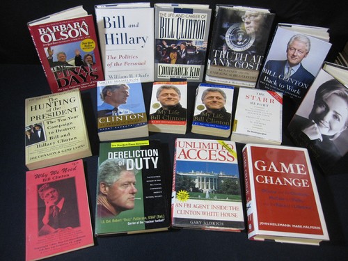 Bill and Hillary Clinton: MEGA Set of 16 Books! - Incl. Shipping!! | eBay