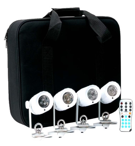 ADJ Pinpoint Go 4 Pak LED Pin Spot Light Dj NEW | eBay