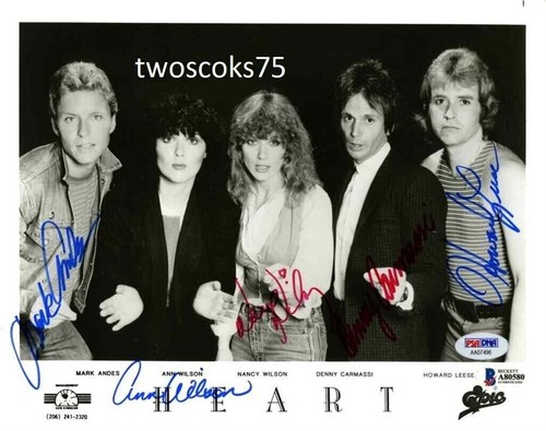Heart - Ann & Nancy Wilson Signed Autographed 8x10 Photo #1 | eBay