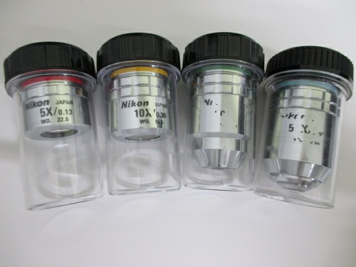 Nikon CF Plan EPI 5X 10X 20X 50X Infinity Microscope Objective Lens ...