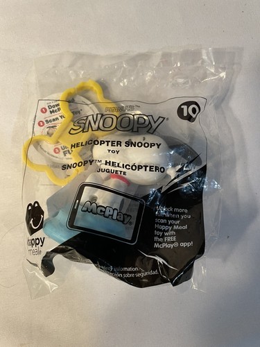 McDonalds Happy Meal Peanuts Helicopter Snoopy Figure Toy #10 2018 | eBay