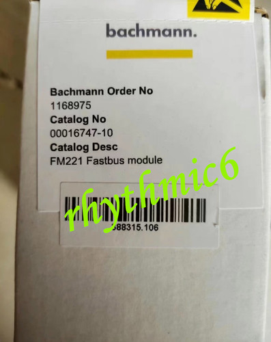 Brand new FM221 Bachmann Programmable Controller Modules Fast DHL or FedEx | eBay