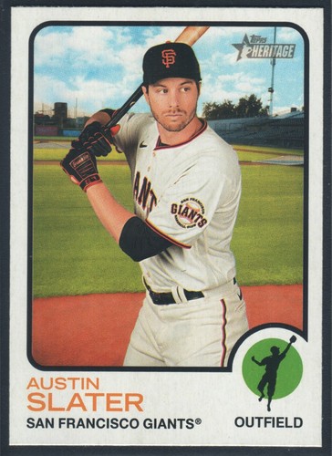 Austin Slater Card #236 From 2022 Topps Heritage Baseball & Free Cards ...
