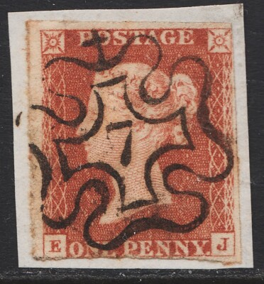 1841 Great Britain Victoria Line-Engraved Penny Red Stamps for sale | eBay