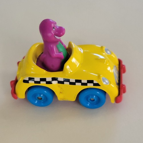 Barney and Friends 1993 Barney Driving Taxi Cab Diecast | eBay
