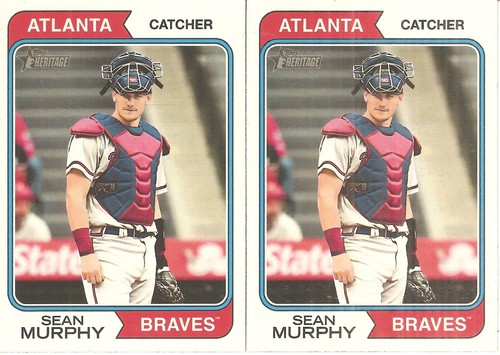2 CARD 2023 TOPPS HERITAGE SEAN MURPHY BASEBALL CARD LOT #177 | eBay
