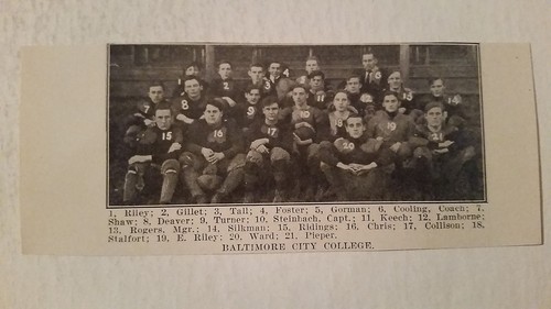 Baltimore City College 1908 Football Team Picture VERY RARE | eBay
