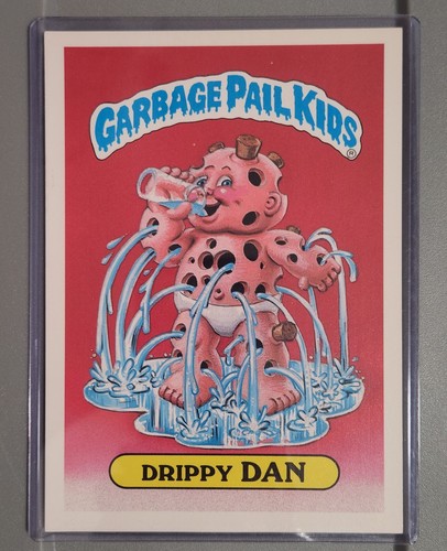 DRIPPY DAN 1986 Garbage Pail Kids GPK 1st Series 1 Giant Stickers Size ...