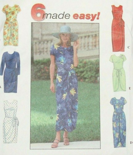 Simplicity 8070 Wrap Bottom Dress Sewing Pattern Size 12-16 for sale online | eBay