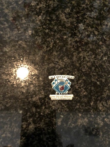 1999 San Diego Padres MADD Pin 1998 National League Champions PROMO PIN ...