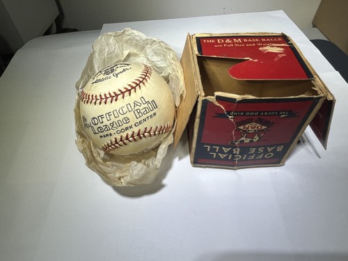 1930's Draper & Maynard The New Official League Baseball No. 200 Red ...