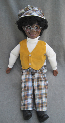 VINTAGE 1973 LESTER VENTRILOQUIST DUMMY EEGEE DOLL w HAT & GLASSES ...