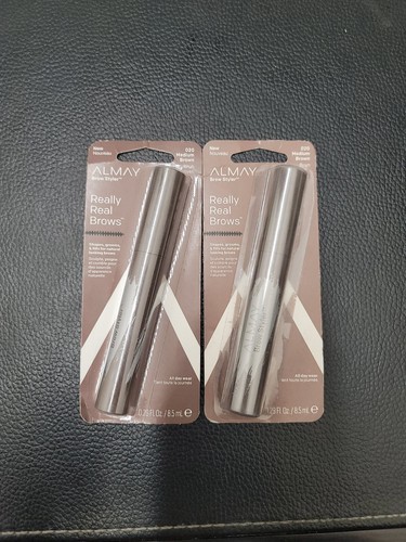 Almay Brow Styler Brow Mascara - 020 Medium Brown - 0.29 fl oz pack of ...