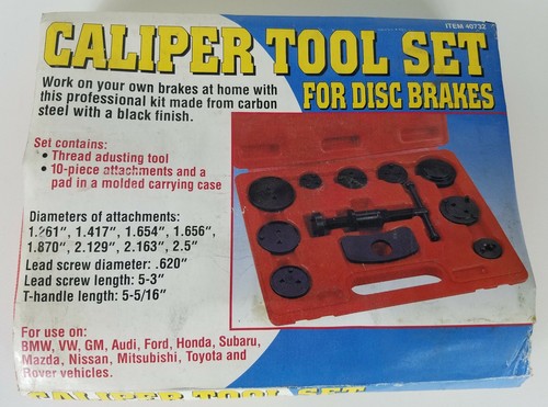 Harbor Freight Disc Brake Caliper Tool Set 40732 for sale online | eBay