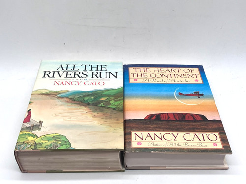 2 Nancy Cato Books: All the Rivers Run + The Heart of the Continent HC ...
